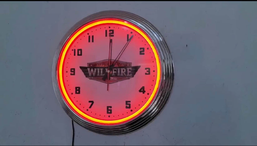 LED Clock for Garages – Bold Red Display - Wildfire Lifts